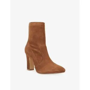 DUNE Optilly Suede Heeled Ankle Boots