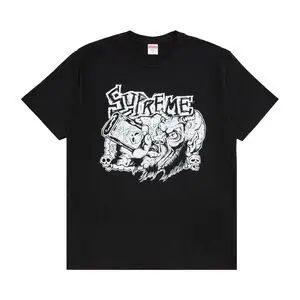 Supreme Printed T-shirt - Black