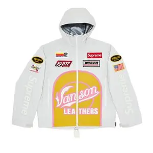 Supreme X Vanson Leathers Gore-tex Shell Jacket - White