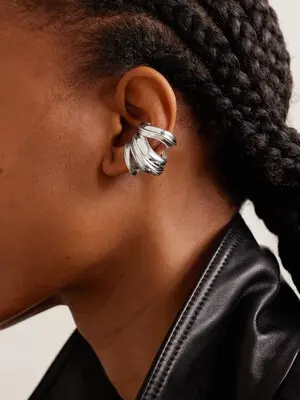Completedworks Set Of Three -plated Ear Cuffs