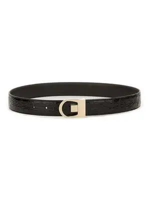 Saint Laurent Reversible Belt - Black