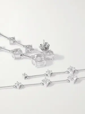 Completedworks Memory Lane Rhodium-plated Cubic Zirconia Earrings