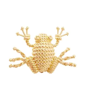 Loewe Frog Brooch - Gold