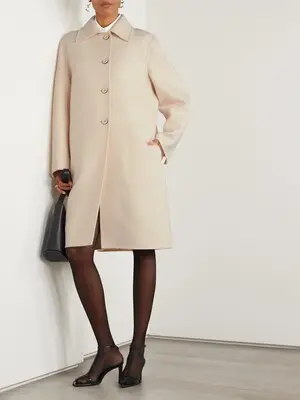 JIL SANDER Wool-felt Overcoat