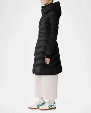 Soia & Kyo Lita-u Down Fit-and-flare Coat