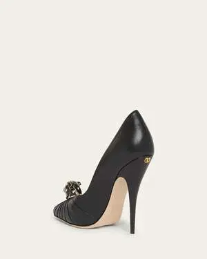 Valentino Garavani Pas De Chat Leather Pumps