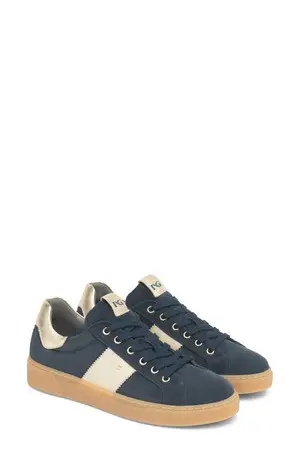 NEROGIARDINI Retro Low Top Sneaker - Navy