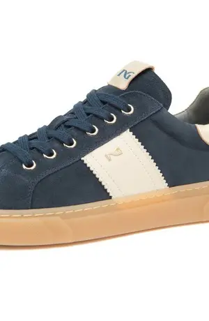 NEROGIARDINI Retro Low Top Sneaker - Navy