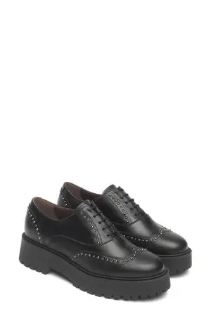 NEROGIARDINI Studded Wingtip Derby