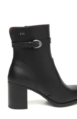 NEROGIARDINI Buckle Bootie - Black