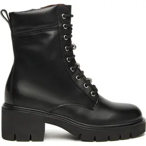 NEROGIARDINI Charm Combat Boot - Black