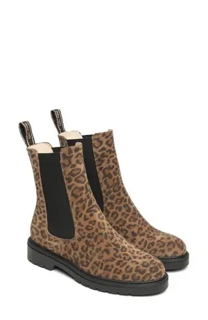 NEROGIARDINI Print Chelsea Boot - Leopard