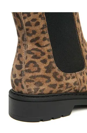 NEROGIARDINI Print Chelsea Boot - Leopard