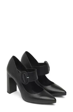 NEROGIARDINI Pointed Toe Mary Jane Pumps