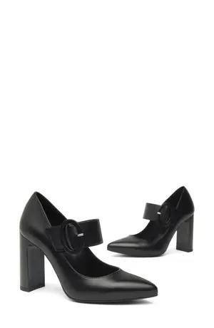 NEROGIARDINI Pointed Toe Mary Jane Pumps