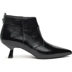 NEROGIARDINI Mid-heel Pointed Toe Booties - Black