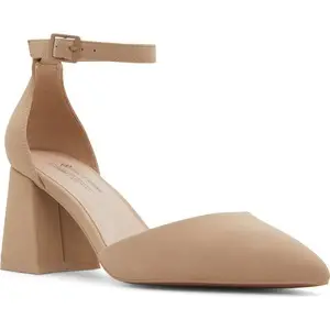 CALL IT SPRING BY ALDO Ankle Strap Pointed Toe Pumps - Light Brown
