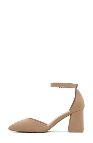 CALL IT SPRING BY ALDO Ankle Strap Pointed Toe Pumps - Light Brown