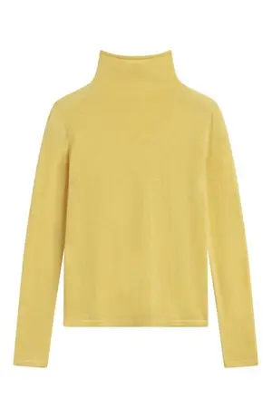 Almina Concept Wool And Cashmere Turtleneck - Yellow