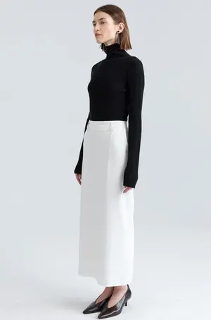 Almina Concept Slim Ribbed Turtleneck