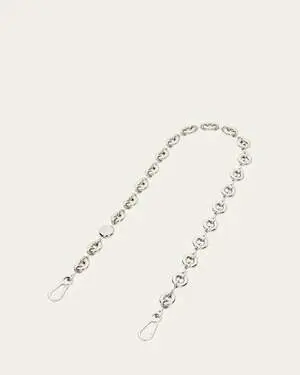 Loewe Donut Chain Shoulder Strap - Silver