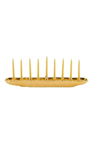 LUNARES Nest Menorah - Gold