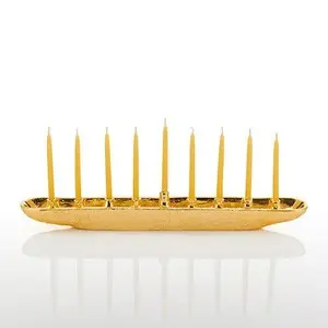 LUNARES Nest Menorah - Gold