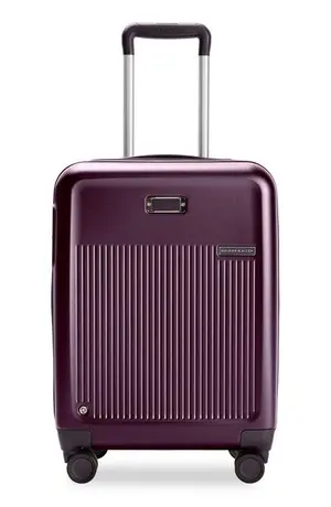Briggs & Riley Sympatico Global 21-inch Expandable Spinner Carry-on - Plum