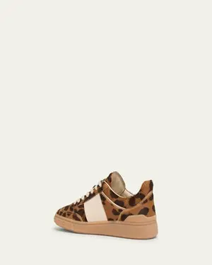 Valentino Garavani Upvillage Leopard Calf Hair Sneakers