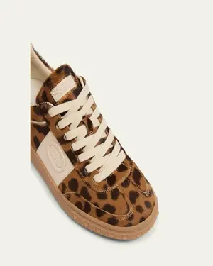 Valentino Garavani Upvillage Leopard Calf Hair Sneakers