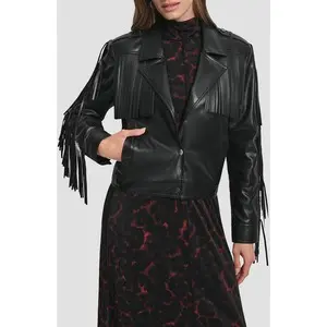 Dkny Cropped Outerwear For Women