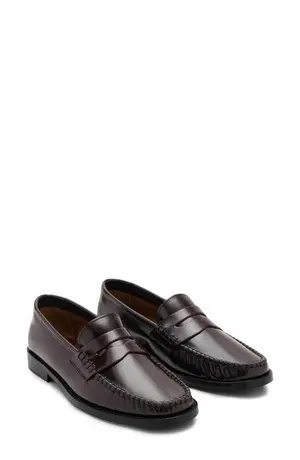 Mango Luisa Penny Loafer - Chocolate