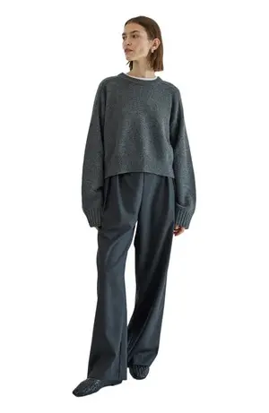 Almina Concept Waist Tie Wool Trousers