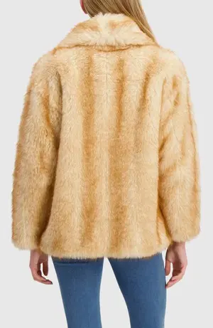 LYLA GRANT Fur-free Fox Jacket