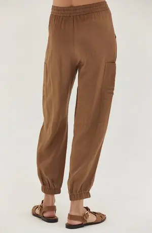 CRESCENT Lightweight Cargo Jogger Pants - Brown