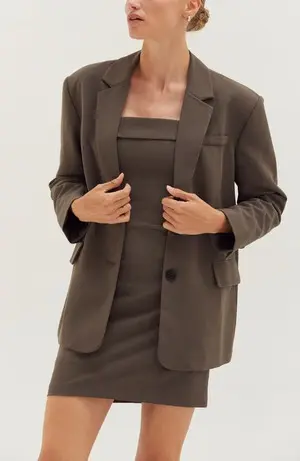 CRESCENT Oversized Single-breasted Blazer