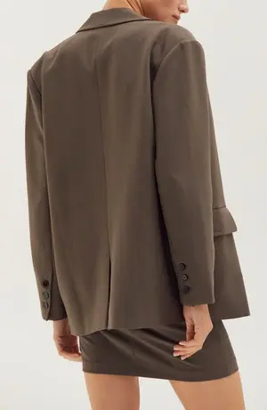 CRESCENT Oversized Single-breasted Blazer