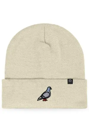 DALIX Dalix Pigeon Beanie Cap Beige