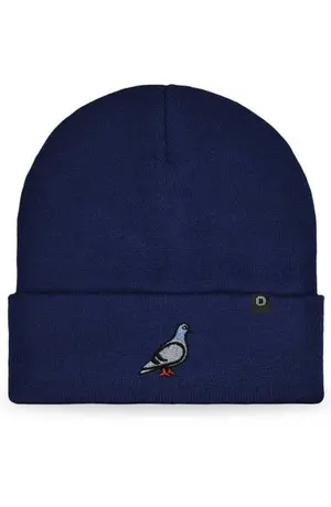 DALIX Dalix Pigeon Beanie Cap Navy Blue