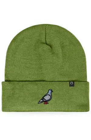 DALIX Dalix Pigeon Beanie Cap Olive