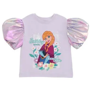 Disney Disney Birthday T-shirt Frozen Princess Anna Purple