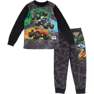 MONSTER JAM Pajama Shirt & Pants Set