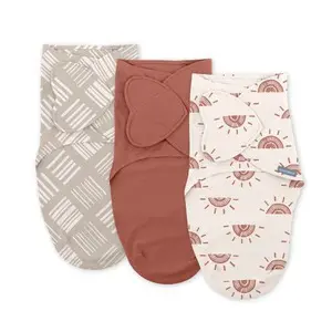 INGENUITY Swaddleme Monogram Collection Baby Swaddle - Red