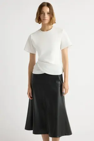 Modern Citizen Harley A-line Vegan Leather Skirt
