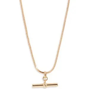 Nordstrom T-bar Pendant Necklace - Gold