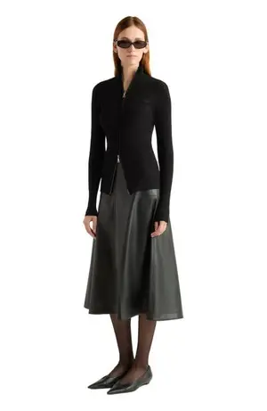 Modern Citizen Kaine Ribbed Zip Sweater