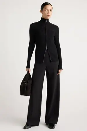 Modern Citizen Kaine Ribbed Zip Sweater