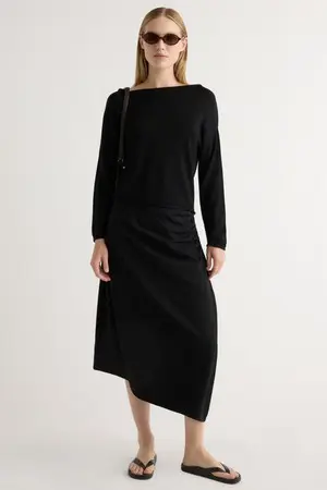 Modern Citizen Hachi Tencel Wool Off Shoulder Sweater