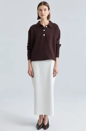 Almina Concept Polo Wool Sweater