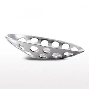 LUNARES Passage Long Bowl - Silver